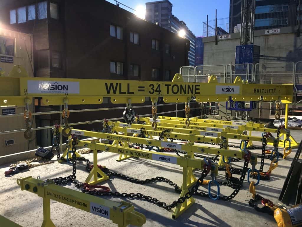 Lifting Modular Homes - Britlift: Lifting beams, spreader beams and frames