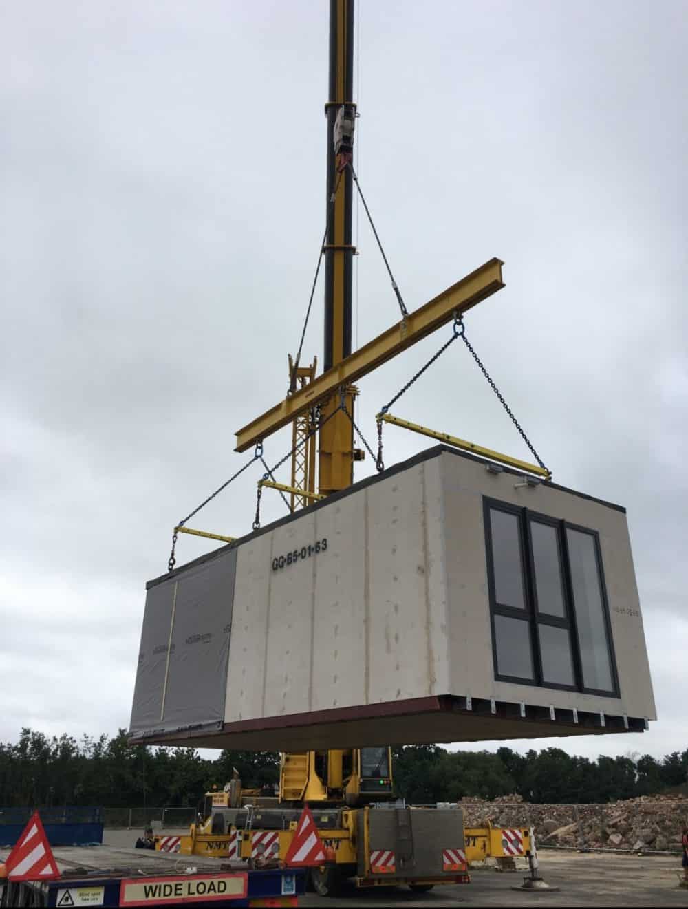 Lifting Modular Homes - Britlift: Lifting beams, spreader beams and frames
