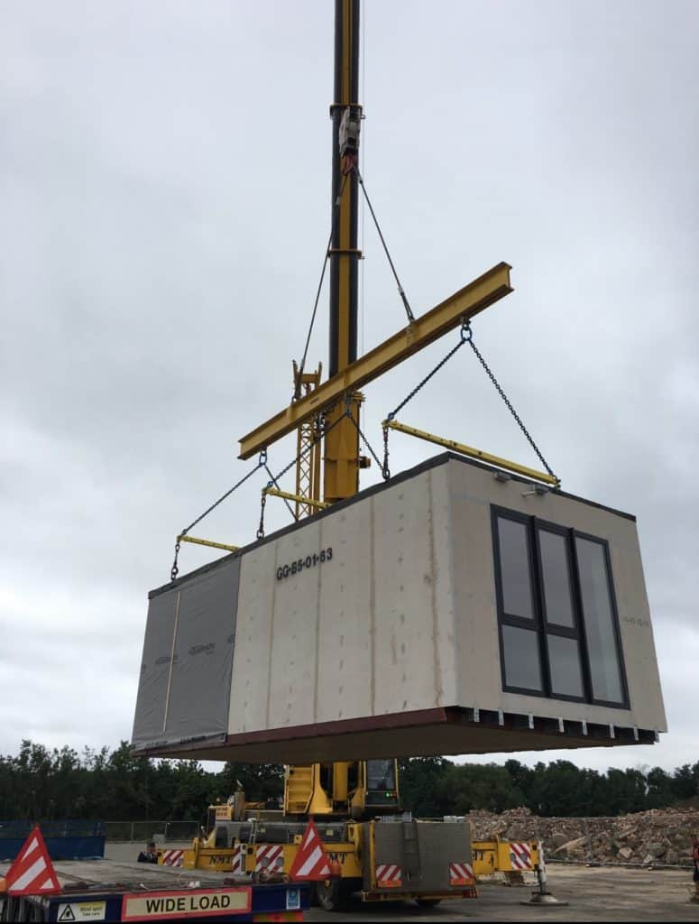 Lifting Modular Homes - Britlift: Lifting beams, spreader beams and frames